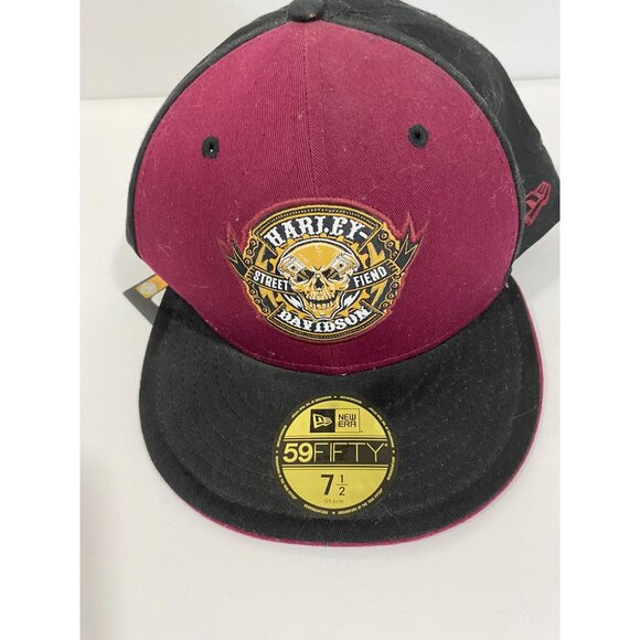 Harley-Davidson | Accessories | Nwt Vintage Mens 59 Fifty 7 2 Harley ...